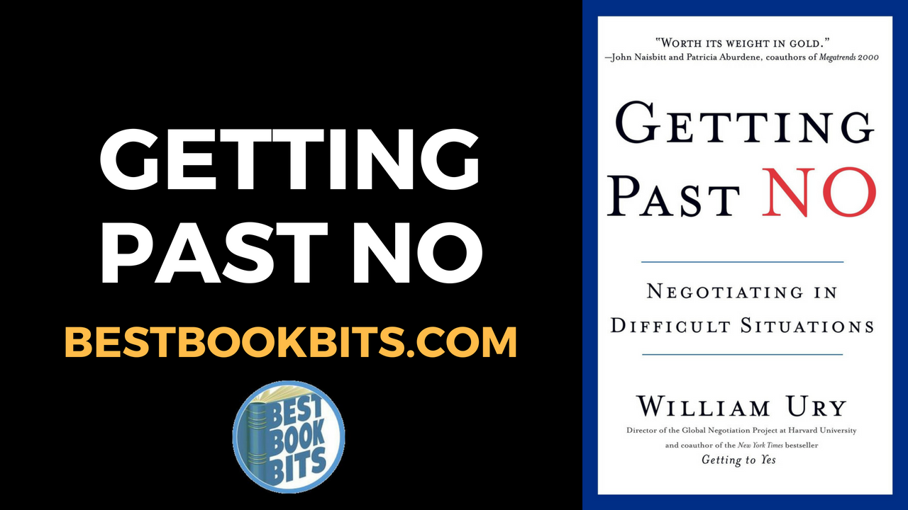 William Ury: Getting Past No Book Summary | Bestbookbits | Daily Book ...